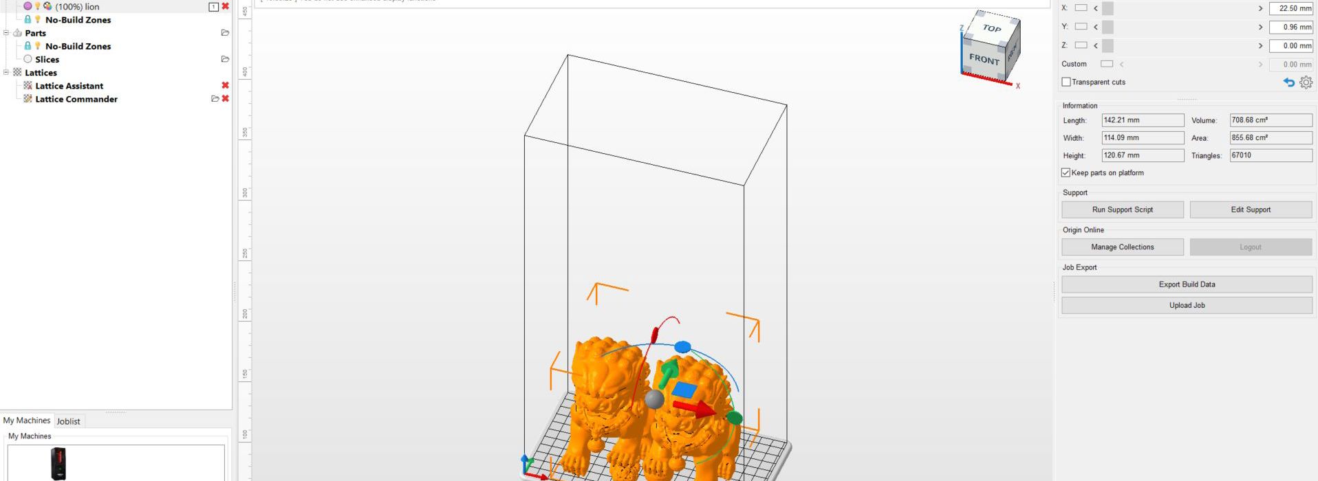 Autodesk Netfabb and the Origin One